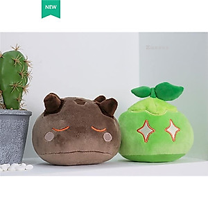 Children’s Plush Toy Slime Plush 3.9" Set, Monster Plush Role-Playing Game Fan Props (7pcs)