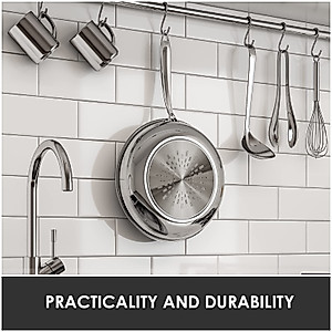 Stainless Steel Pots and Pans Set, Induction Cookware 4-Piece with Lid, Cookware Sets for Oven & Dishwasher Safe By MOMOSTAR