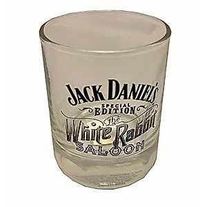M. CORNELL IMPORTERS Jack Daniel's White Rabbit Saloon Shot Glass Official Licensed Glassware