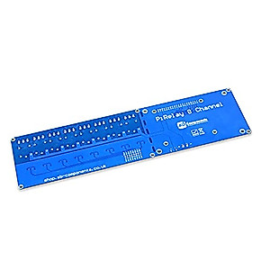 PiRelay 8 Power Relay Module for Raspberry Pi, 8 Channel Relay Shield for Raspberry Pi, Relay HAT Expansion Relay Board for Raspberry Pi 4B/3B+/3B/2B/B+/A+