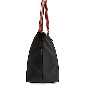 Longchamp Le Pliage Large Shoulder Tote Bag in Black