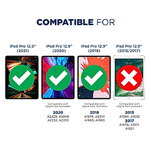 Tech Armor (2 Pack Matte Screen Protector Film for iPad Pro 12.9 Inch (2022/21/20/18) - Perfect for Drawing, Writing, and Note-taking like on Paper