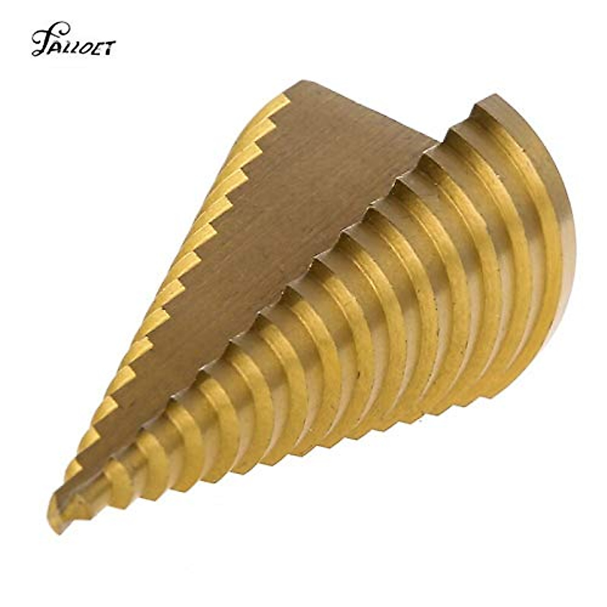Tameco 32mm Titanium Step Drill Bit Mini Drill Hex Hole Cutter HSS Power High Speed Steel Drilling Tool Stepped Drills for Metal Wood
