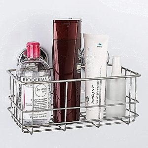 iPEGTOP No Drilling Suction Cup Deep Shower Caddies x1, Wide Shower Caddy x2, Suction Soap Dish x1, Rustproof Stainless Steel