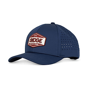 The Ride Land and Sea Snapback Hats - Trucker Hats for Men - Adjustable Baseball Hats for Men (Navy)