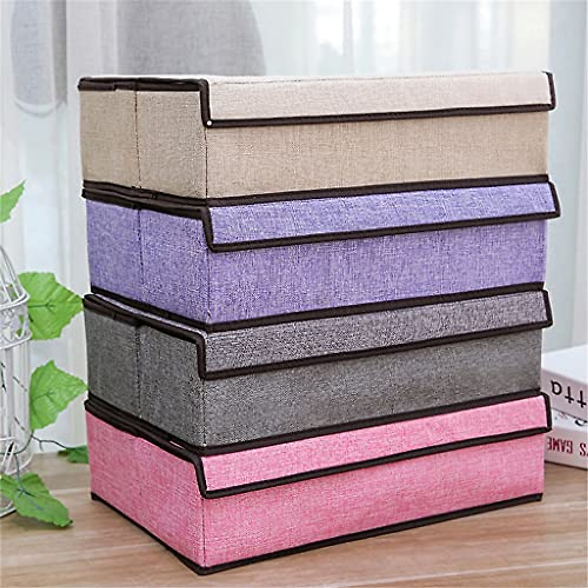GAJUST Beautiful Tissue Box 17 Grids Bra Underwear Organizer Storage Box Closet Organizer for Underwear Socks Drawer Organizer/a/44 * 29 * 12.5Cm