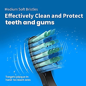 Toothbrush Heads for FairyWill, Electric Toothbrush Replacement Heads for FairyWill FW507/508/551/515/917/ 959/2011,FW-D1/D3/D7/D8