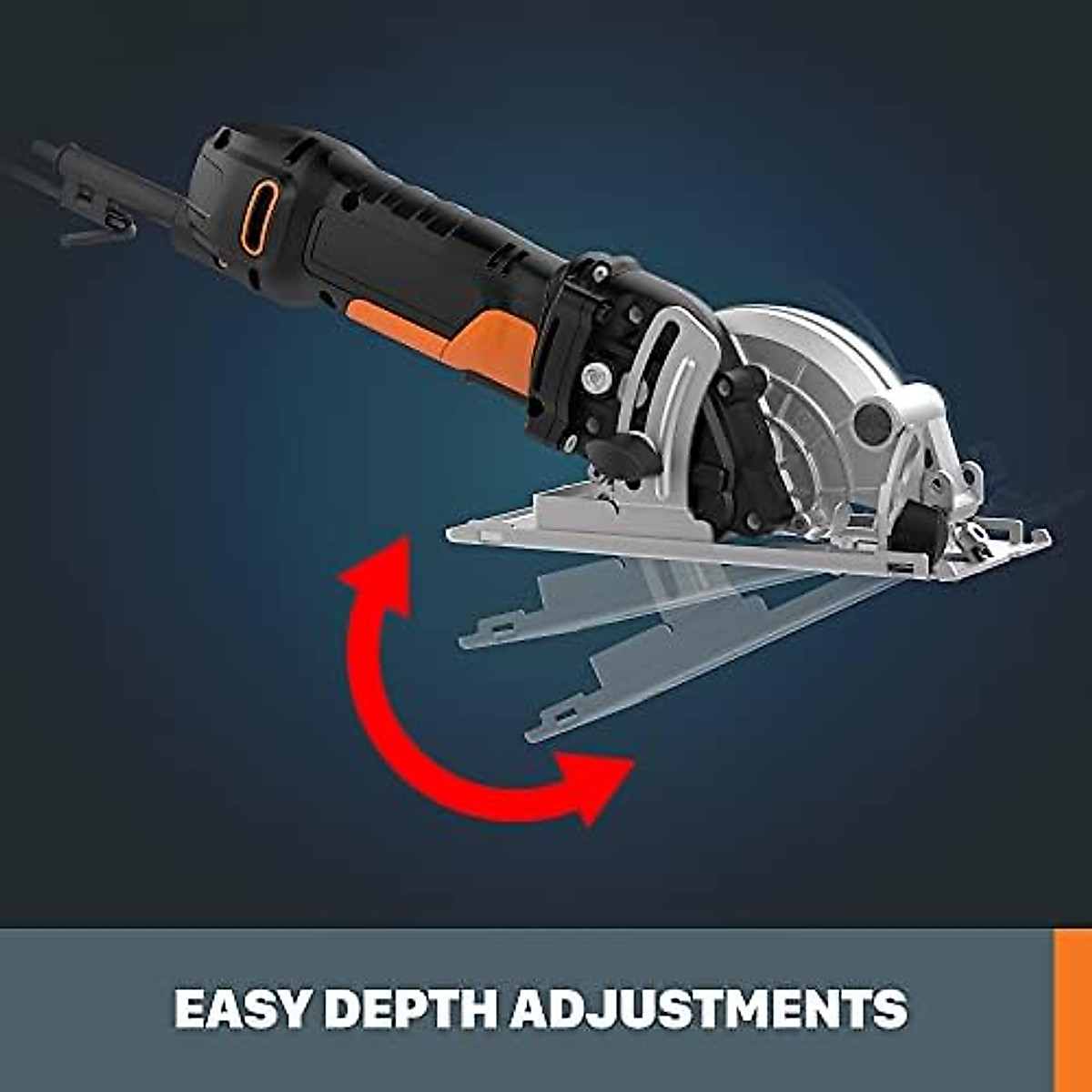 Worx WX439L 4.5 Amp WORXSAW 4.5" Electric Compact Circular Saw