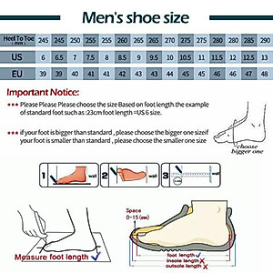 Men’s Increased Non-Slip Platform Shoes Sports Leisure Fashion Sneakers Color-Block Slip-on Outdoor Walking Shoes, Black, 7.5