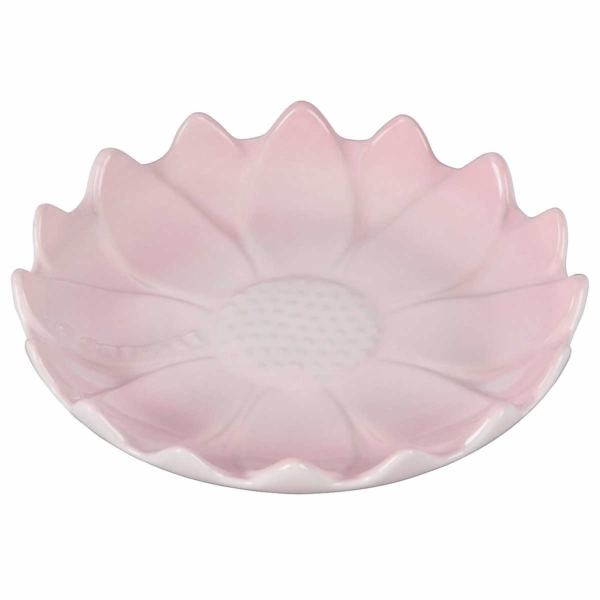 Le Creuset Shell Pink Stoneware Flower Spoon Rest