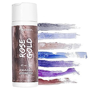 #mydentity MyRefresh Color Depositing Conditioner, Rose Gold, 6 oz | Temporary Hair Dye | Color Lasts up to 25 washes