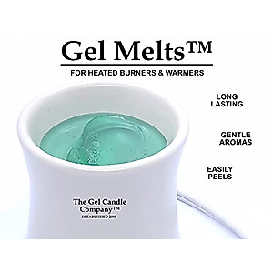 3 Pack Georgia Peach Aroma Gel Melts for Warmers and Burners by The Gel Candle Company Peel, MELT and Enjoy