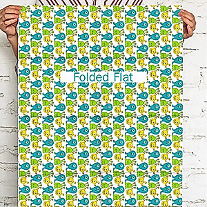 MAYPLUSS Wrapping Paper Sheet - Folded Flat - 6 Different Monster Design (45.2 sq. ft.ttl.) - 27.5 inch X 39.4 inch Per Sheet