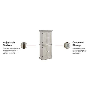 Homestyles Mountain Lodge kitchen-pantries, Off White