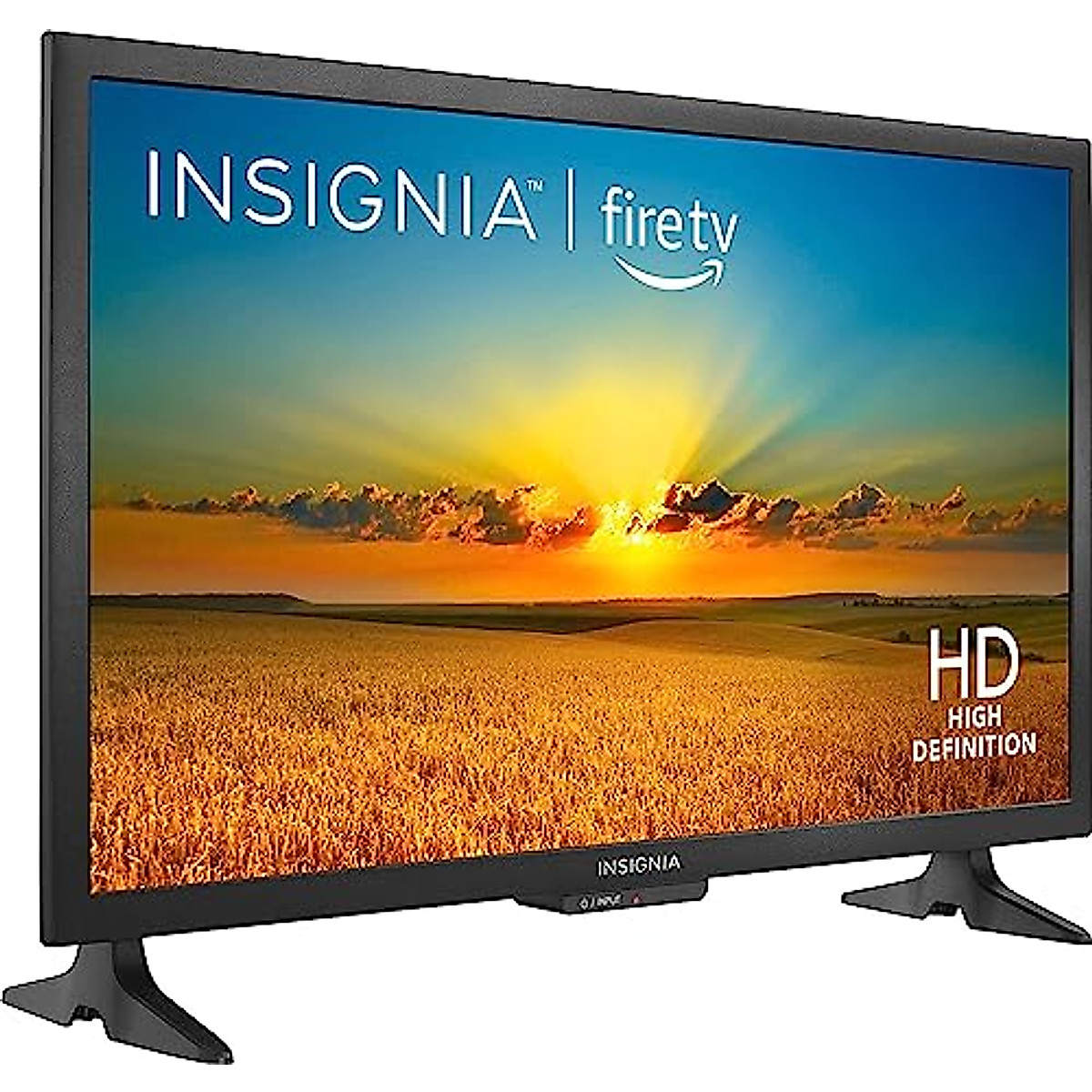 INSIGNIA 24-inch Class F20 Series Smart HD 720p Fire TV, Alexa, Apple AirPlay, with Compatible Kwalicable High Speed 6FT HDMI Cable and Microfiber Cleaning Cloth… (24 Inches)