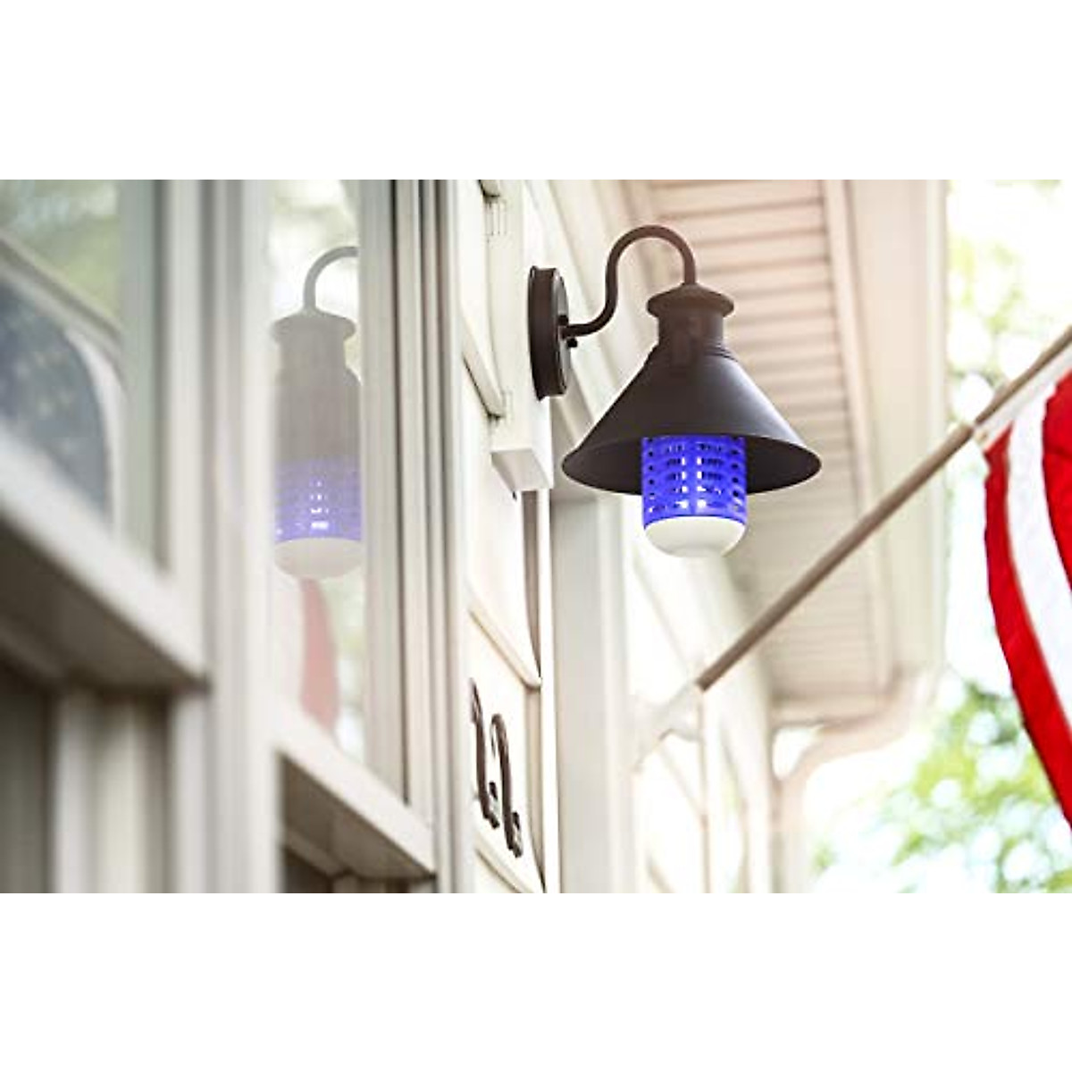 White Kaiman UV-A 5WATT Bug Zapper Electric Bulb for Indoor & Covered Outdoors 500volts (White Zapper)