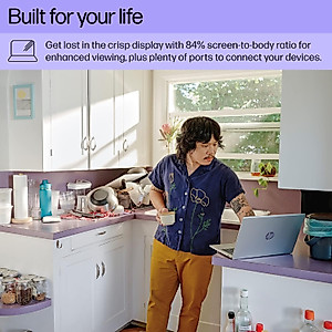 HP 14 FHD Laptop Computer, Intel Quad-Core Pentium N200 (Beat i5-8250U), 4GB RAM, 128GB SSD, WiFi, Webcam, Fast Charge, Backlit Keyboard, 1 Year Microsoft Office 365, Win 11, w/GM Accessory