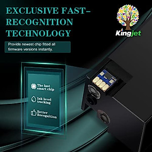 Kingjet Compatiable for HP 970XL Black Ink Cartridge Replacement for HP 970 971 970XL 971XL Work with Officejet Pro X576dw X451dn X451dw X476dw X476dn X551dw Printers, 1 Pack for HP Ink 970XL Black