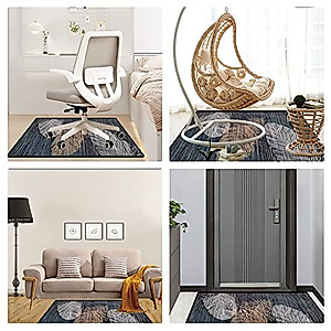 YEXEXINM 36 X48 Chair Mat for Hardwood Floor, Anti-Slip Desk Chair Mat, Chair Rugs Floor Protectors Mat, Desk Chair Mat color 48inchx36inch FHD013 FHD013