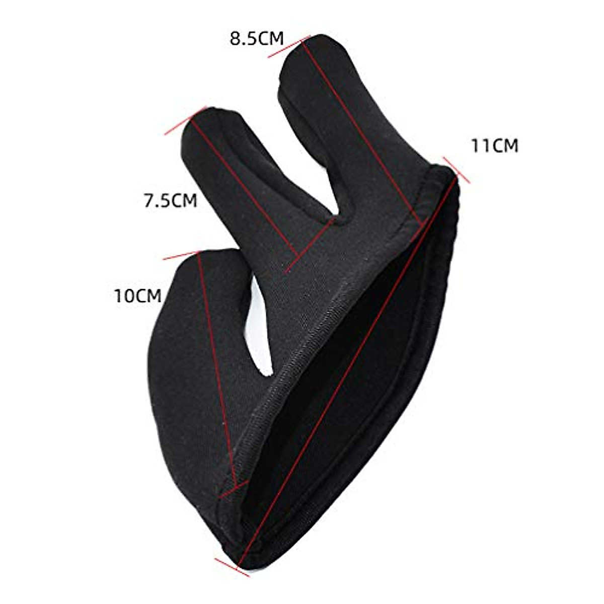 OSALADI Professional Heat Resistant Gloves 3 Finger Mittens Protection Gloves for Barber Hair Styling Curling Perming Hair Straightening Curling Wand and Flat Iron