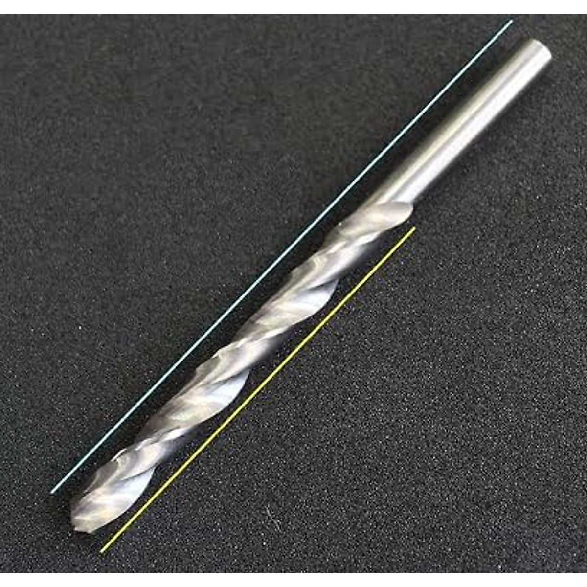 2/Pack Solid Carbide Drill Bit for Hardened Steel Hard Ness HRa 91.3 Aerospace Standard K20 Tungsten Carbide Jobber Length Twist Drill for Metal 118 Degree Four Facet Point Fractional Size (1/4")