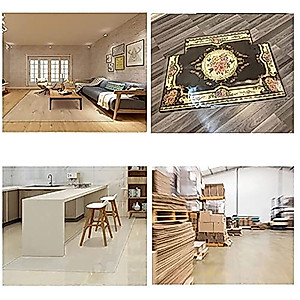 Clear PVC Desk Chair Mat 1.5/2mm PVC Non-Slip Transparent Rectangle Floor Protector,Carpet Protector for Hardwood Floors,100% Waterproof Vinyl Plastic Floor Mat,Can Be Cut,0.8/0.9/1/1.2/1.4/1.6m Wide