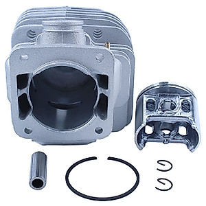 hhseyewell 50mm Cylinder Piston Kit for Makita Power Cutter Saw DPC7300 DPC7301 DPC7310 DPC7311 DPC7320 DPC7321 DPC7331 SC-7312XL Chainsaw