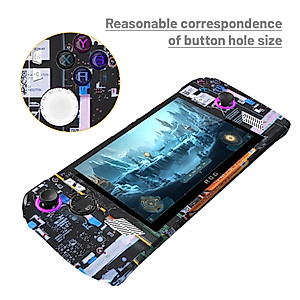 LUPAPA Protective Skin Decal for ROG Ally, Custom Stickers Vinyl Wraps for ROG Ally Gaming Handheld, 2023 New Game Console Sticker Skin