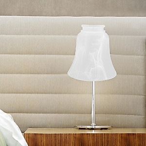 Ceiling Fan Glass Cover Pendant Light Shades Lamp Shades for Chandeliers Chandelier Glass Shade Replacement Glass Shades White Lampshade Hanging Light Shades Light Fixture Covers