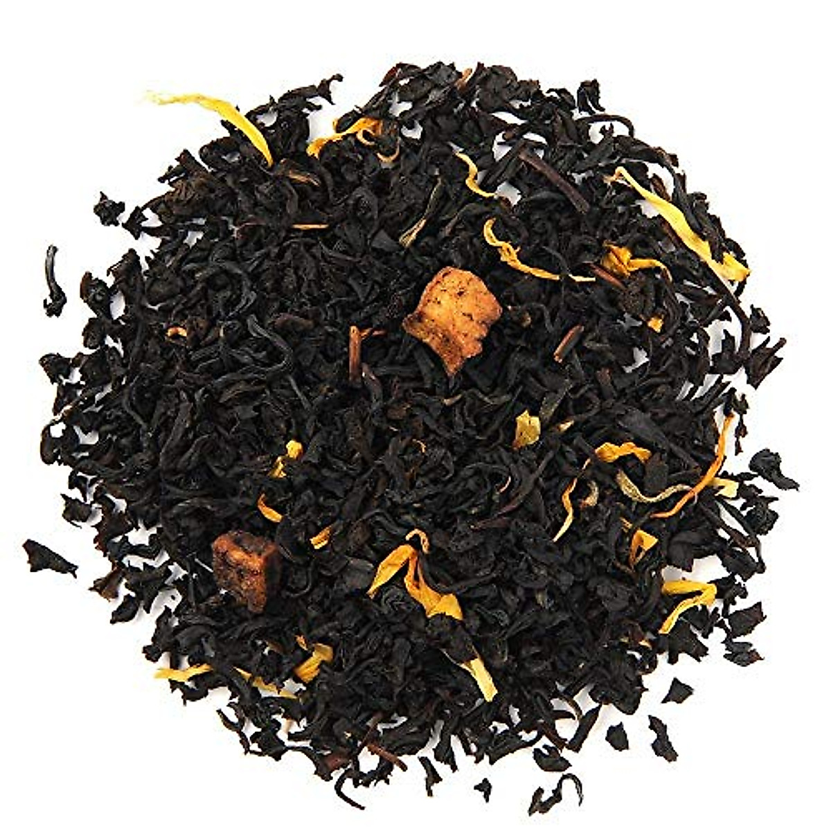 Organic Positively Tea Company, Juicy Peach Black Tea, Loose Leaf, 16 Ounce
