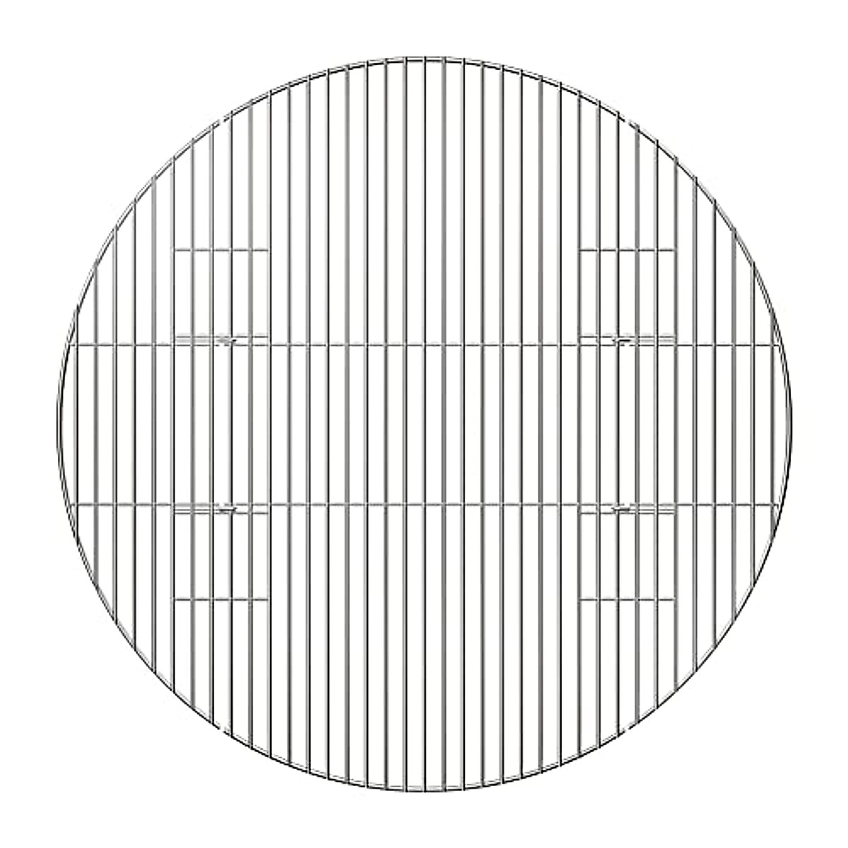 onlyfire BBQ Solid Stainless Steel Rod Foldable Cooking Grates for Grill, Fire Pit, 36-inch