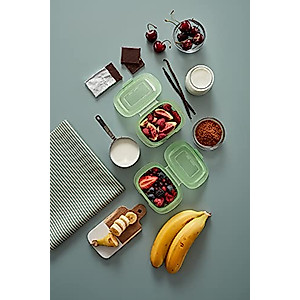 Lxe9kuxe9 Lekue Reusable Silicone Food Storage Box Container set of 3. Set includes: 0.2L, 0.5L, 1.0L