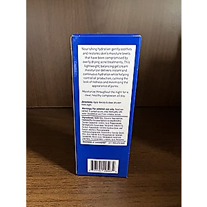 PanOxyl PM Balancing Repair Moisturizer with Niacinamide, Ceramides and Cica, Hydrating Face Moisturizer, Acne Prone Skin and Dry Skin, Non-Comedogenic Night Face Moisturizer, 3 oz