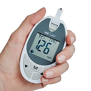 ONE-CARE 200 count Blood Glucose Test Strips, Precision Sugar Measurement for Diabetics, Monitor Your Diabetes (4 boxes of 50 each)