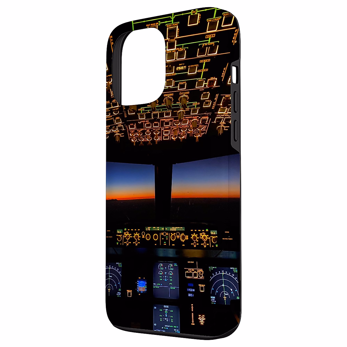 iPhone 13 Pro Max Plane Cockpit flight instruments Aircraft Pilot Aviation Case