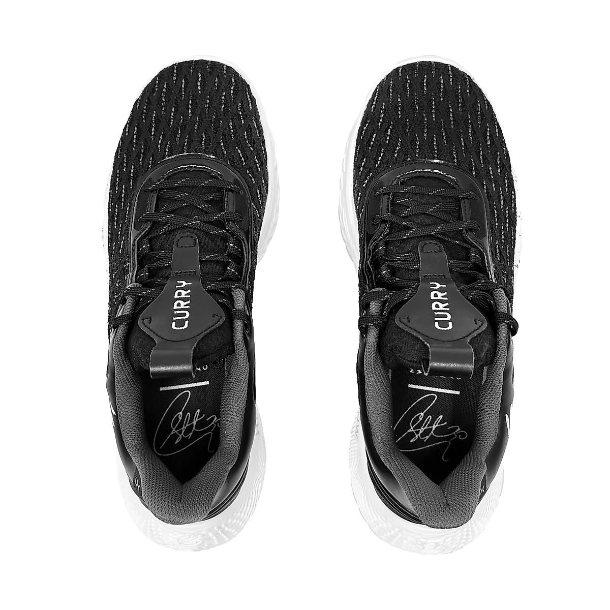 Under Armour Curry Flow 9 Team Basketball Shoes - Black - Men's Size 8 / Women's Size 9.5, Black/White