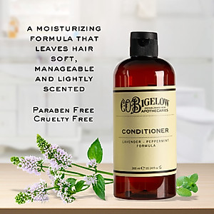 C.O. Bigelow Conditioner, Lavender Peppermint Conditioner Moisturizes & Softens Hair, Hydrating Luxury Conditioners for Men & Women, 10.4 Fl Oz.