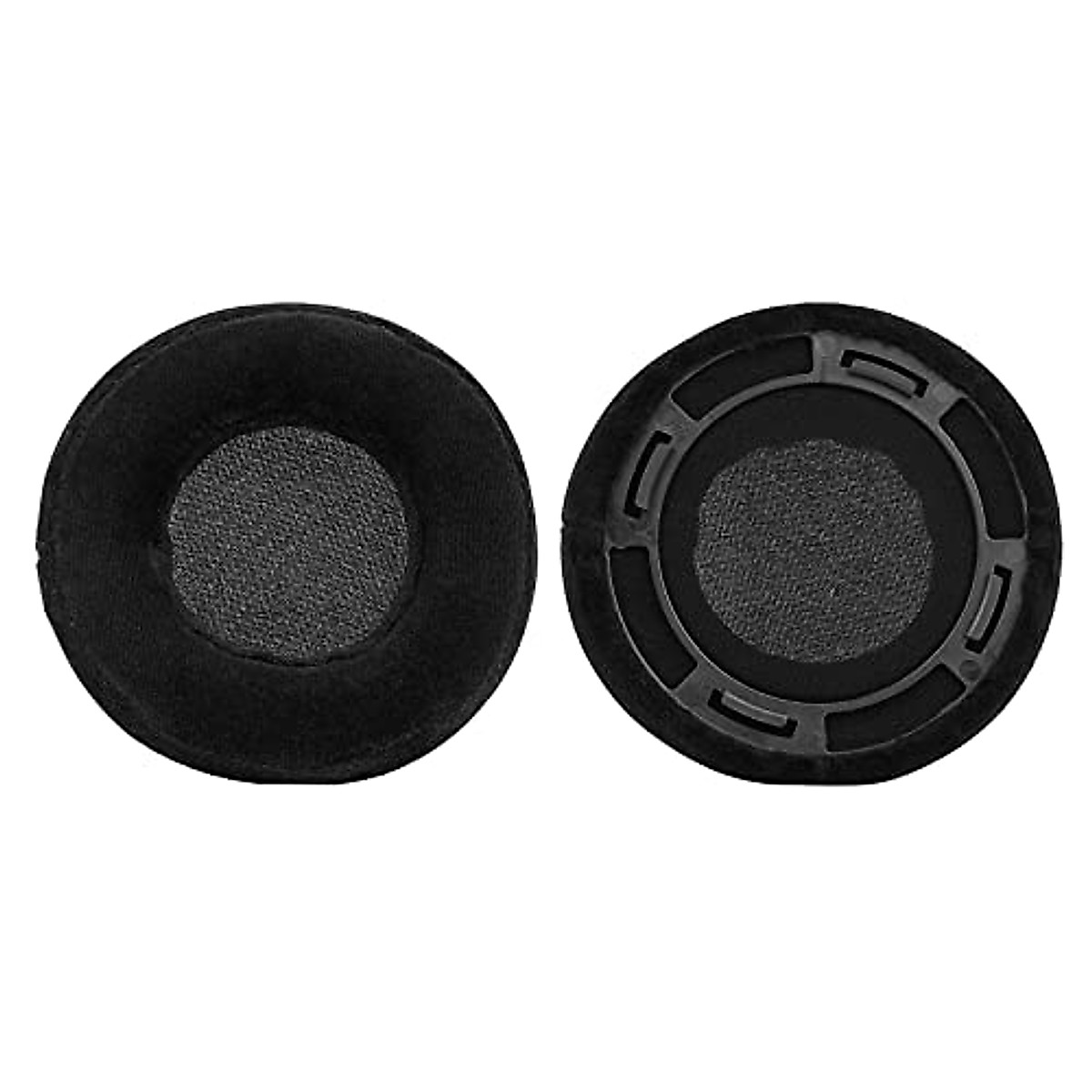 Geekria Comfort Velour Replacement Ear Pads for Hifiman HE400SE HE400 400I 400S HE560 560I HE500 HE300 HE350 Headphones Ear Cushions, Headset Earpads (Black)