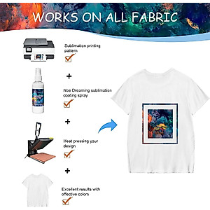 𝟮𝟬𝟮𝟯 𝗡𝗲𝘄 Sublimation Coating Spray for Cotton Shirts, All Fabric Including Polyester, Carton, Canvas, Tote Bag, Super Adhesion & Quick Dry with High Gloss Vibrant Colors 1pcsX100ml