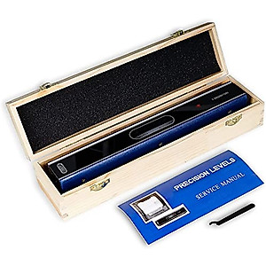 12 Inch Master Precision Level with Wooden Box Accuracy 0.0002"/10" Machinist Level