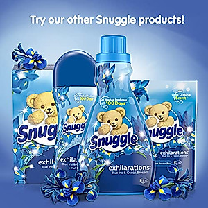 Snuggle Exhilarations In Wash Laundry Scent Booster Pacs, Blue Iris & Ocean Breeze, 56 Count