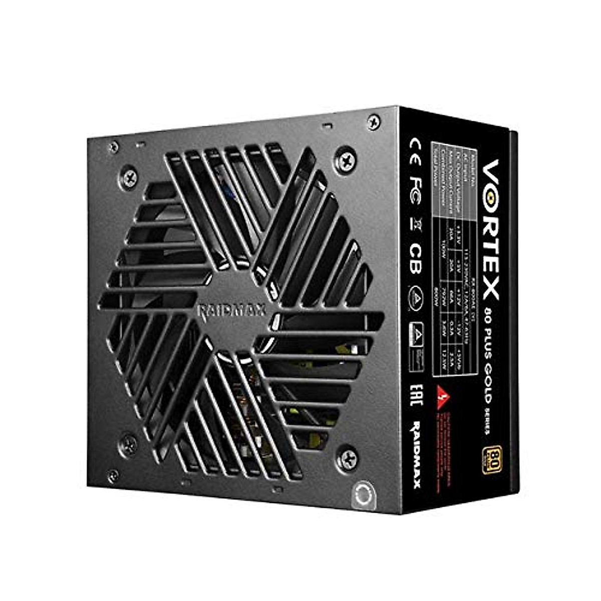 RAIDMAX V Series RX-800AE-V 800W ATX 12V v2.3 / EPS 12V SLI Ready Crossfire Ready 80 Plus Gold Certified Non-Modular Power Supply (800W)