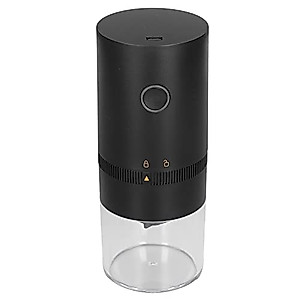 Aramox Coffee Grinders, Other Than Hand Operated,Coffee Bean Grinder Convenient Practical Reliable Durable Curved Design Compact Portable Grinding Tool For Home (Black)