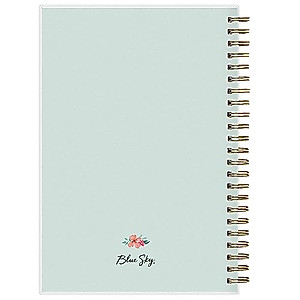 Blue Sky 2024 Weekly and Monthly Planner, January - December, 5" x 8", Frosted Cover, Wirebound, Laurel (144730)
