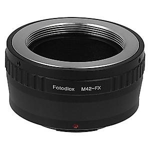 Fotodiox Lens Mount Adapter Compatible with M42 Screw Mount SLR Lens on Fuji X-Mount Cameras
