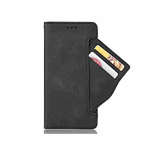 YOUKABEI MojieRy Phone Cover Wallet Folio Case for LG V20, Premium PU Leather Slim Fit Cover for LG V20, 1 Photo Frame Slot, 4 Card Slots, Handy & Portable, Black