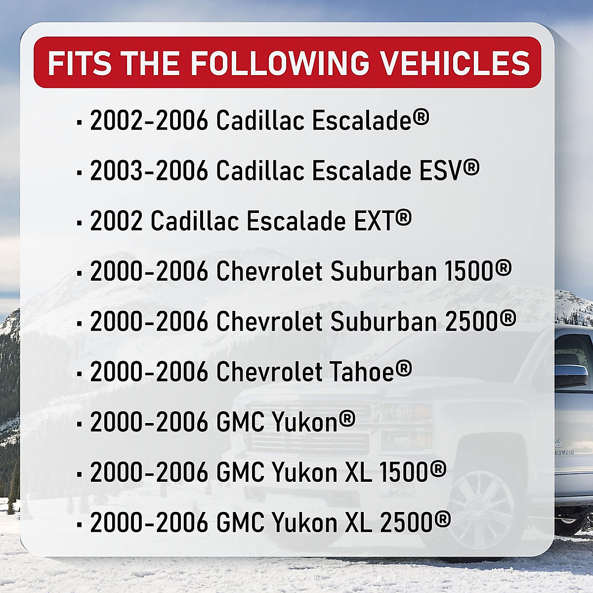 AA Ignition Rear Liftgate Door Lock Actuator for Chevy, GMC, Cadillac - Replaces 15250765, 15808595, 746015, 25001736 - Fits Tahoe, Suburban, Yukon, Denali, Escalade, ESV, EXT (2000-2006 Models)