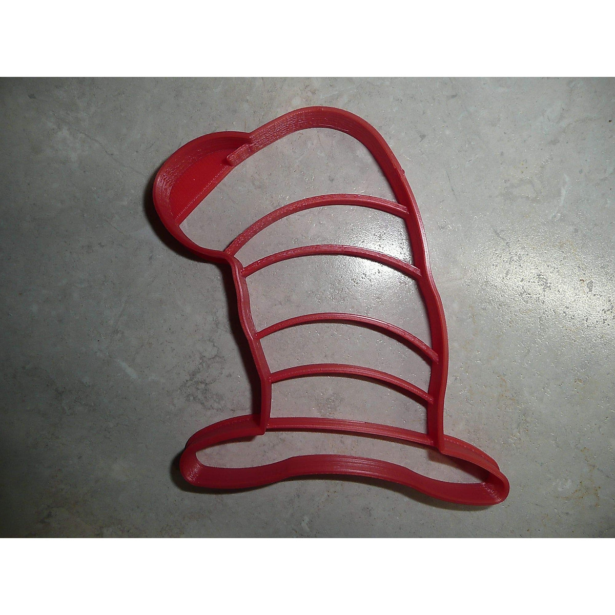 INSPIRED BY HAT FROM CAT IN THE HAT THEME CHILDRENS BOOK CARTOON COOKIE CUTTER MADE IN USA PR3429