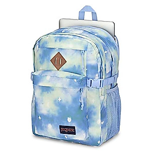 JanSport Main Campus Backpack - Travel, or Work Bookbag w 15-Inch Laptop Sleeve and Dual Water Bottle Pockets, Moonscape