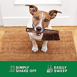 Envelor Home and Garden Coco Coir Cluster Outdoor Welcome Doormat 18 x 30 Inches Entrance Doormat